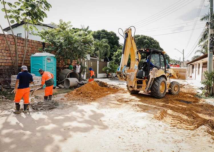 Informe Manaus Implantação De Nova Rede De Drenagem Avança Na Zona